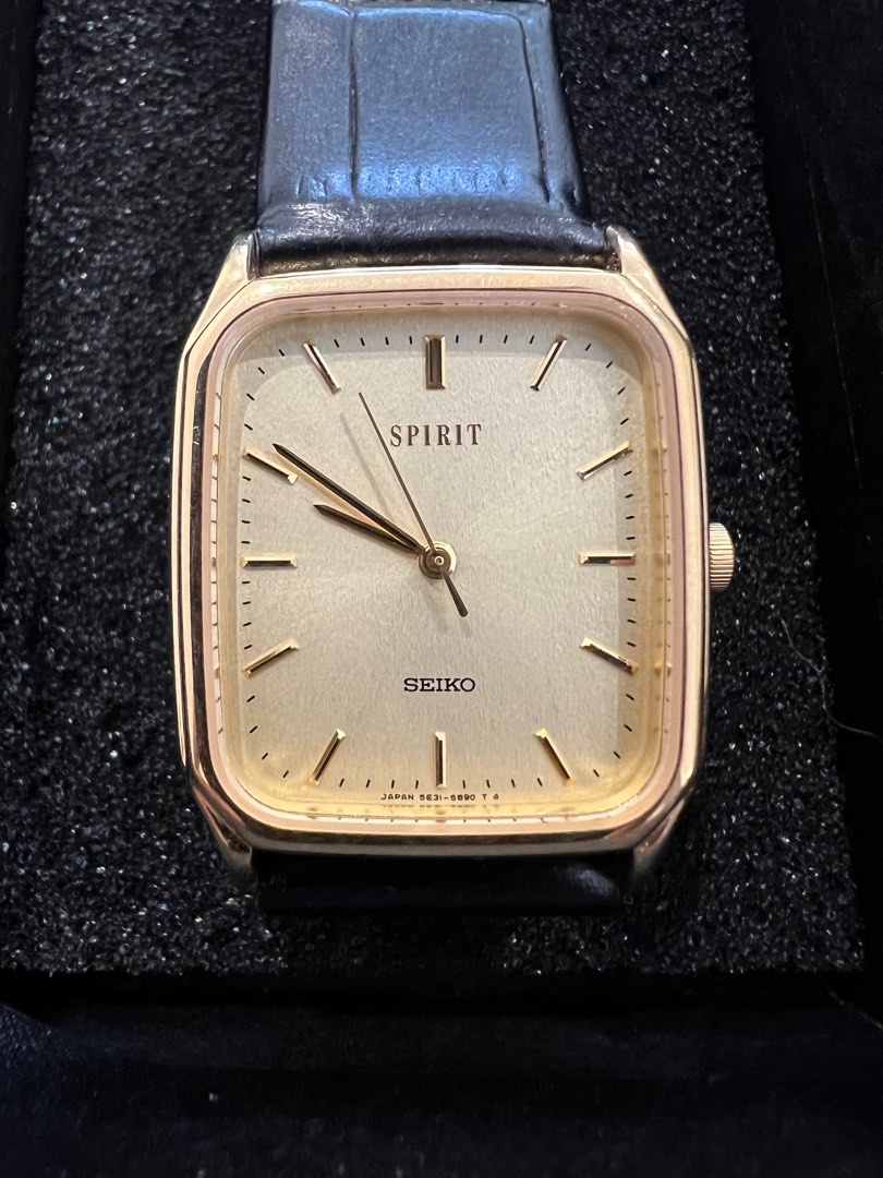 Vintage SEIKO tank 5E31-5B50 mens unisex, Men's Fashion, Watches ...
