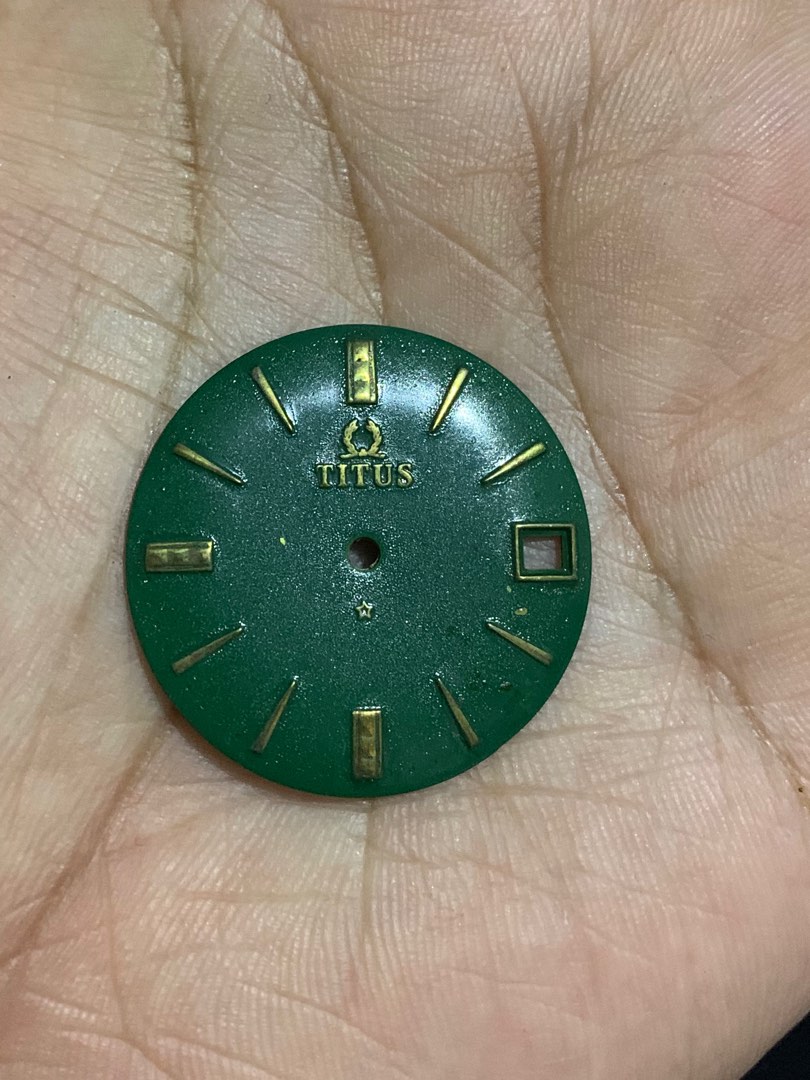 Vintage Titus Green dial, Men's Fashion, Watches & Accessories, Watches ...