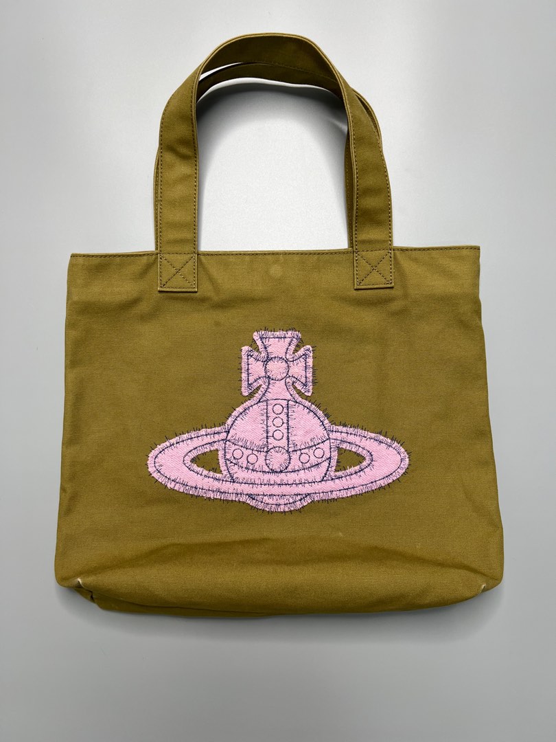 Vivienne Westwood Big Orb Tote, Women's Fashion, Bags & Wallets, Tote ...