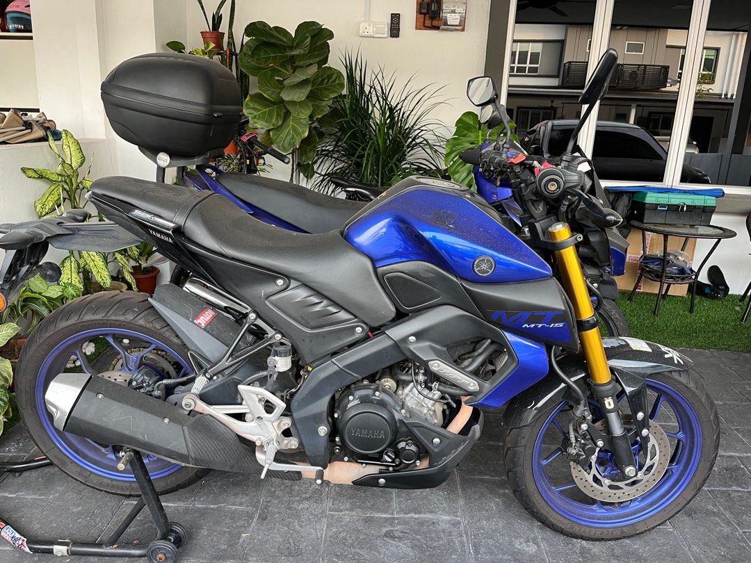 Yamaha MT15 Blue 2021, Motorbikes on Carousell