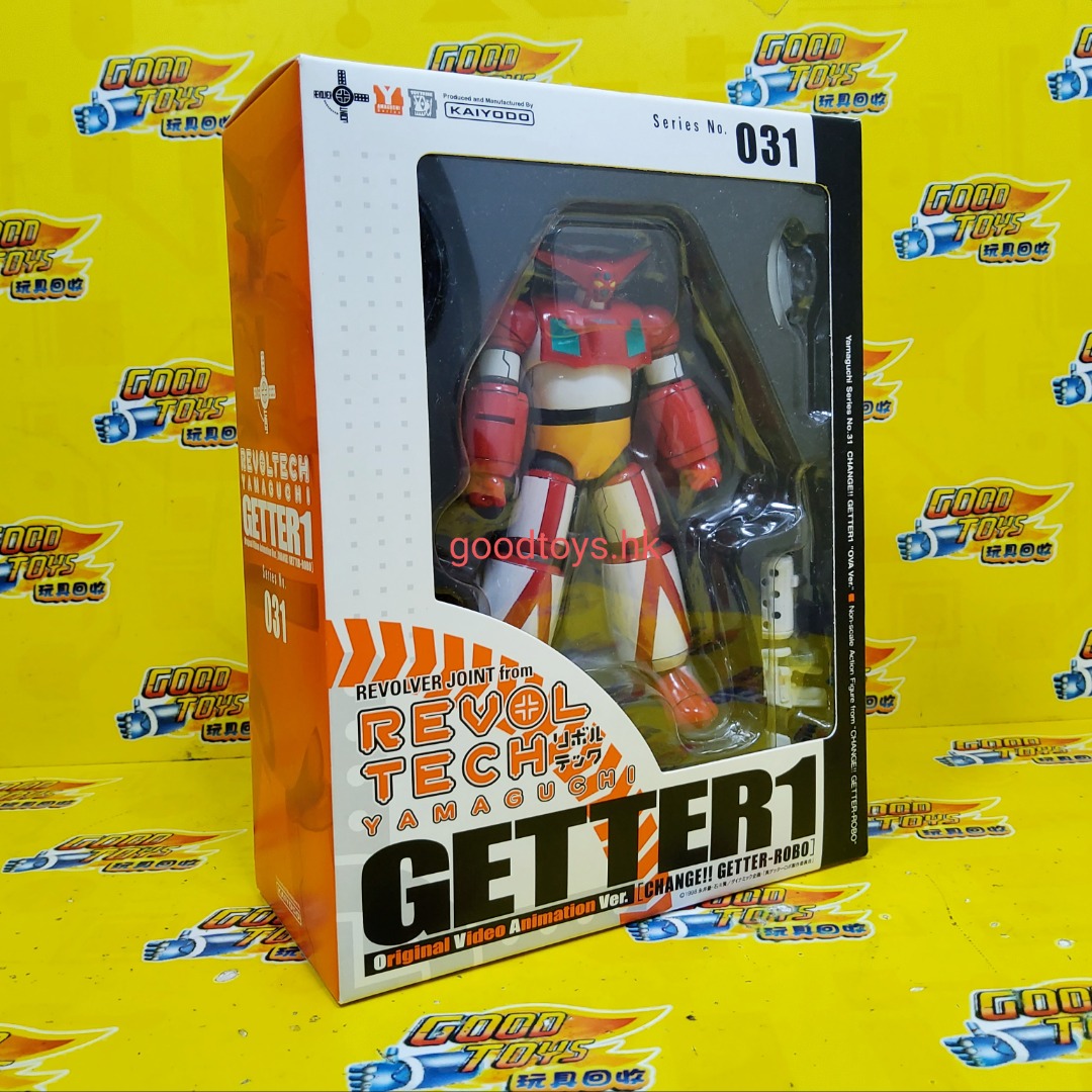 中古已開封 KAIYODO REVOLTECH YAMAGUCHI 031 GETTER 1 海洋堂 山口式 三一萬能俠, 興趣及遊戲, 玩具 & 遊戲類 - Carousell