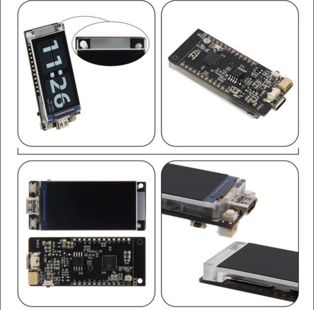 (全新) LILYGO (T-Display-S3) ESP32-S3R8 1.9 LCD Display Development Board WIFI Bluetooth ...