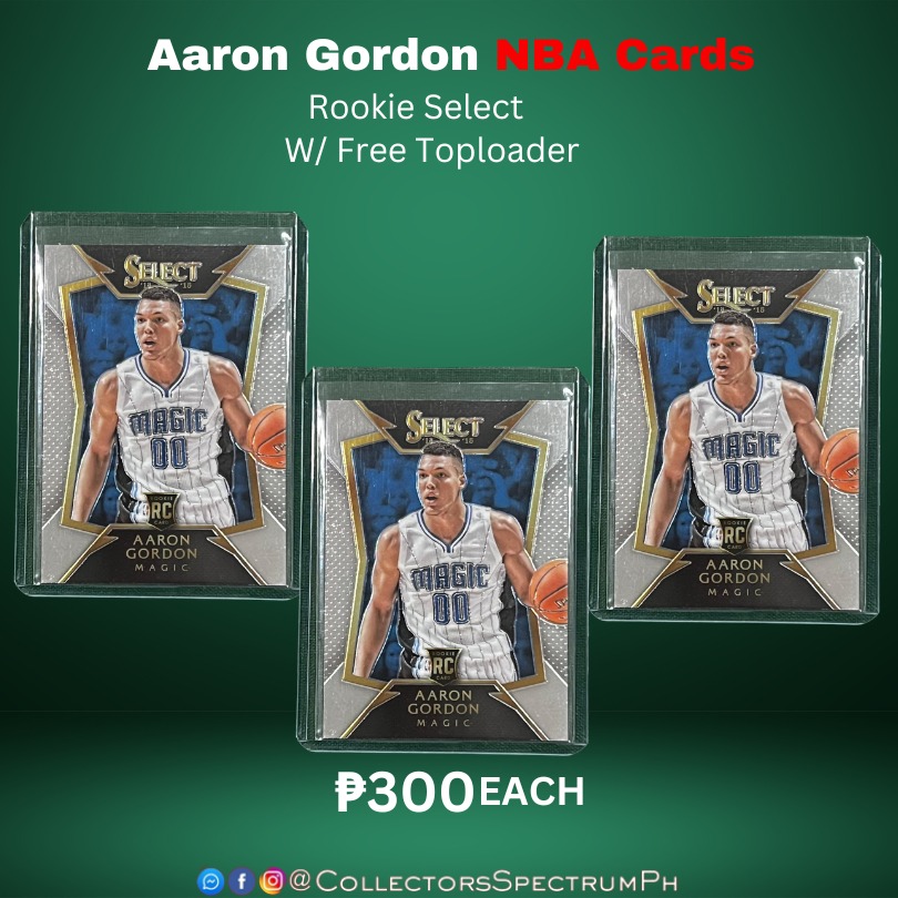 Aaron Gordon Rookie Select NBA Cards w/ Free Toploader - Php 300 EACH ...