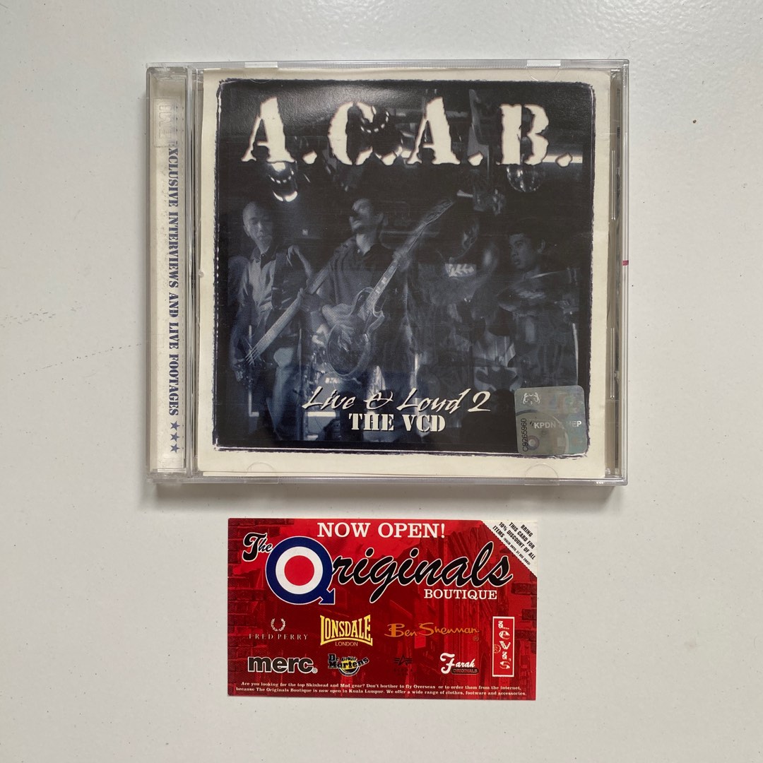 ACAB LIVE & LOUD II VCD, Hobbies & Toys, Music & Media, CDs & DVDs on ...