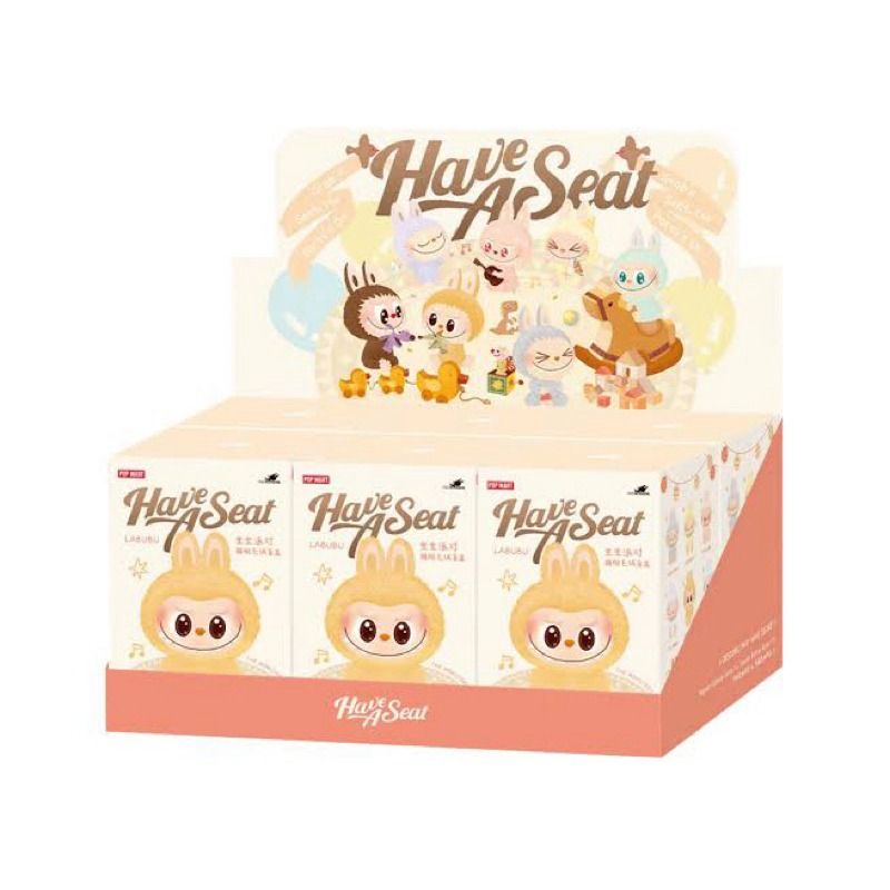AUTHENTIC - WHOLE SET Labubu V2 , Have A Seat (Version 2) PLASTIC SEAL ...