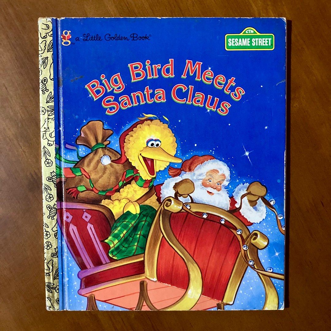 Big Bird Meets Santa Claus by Liza Alexander, Illustrated by Tom ...