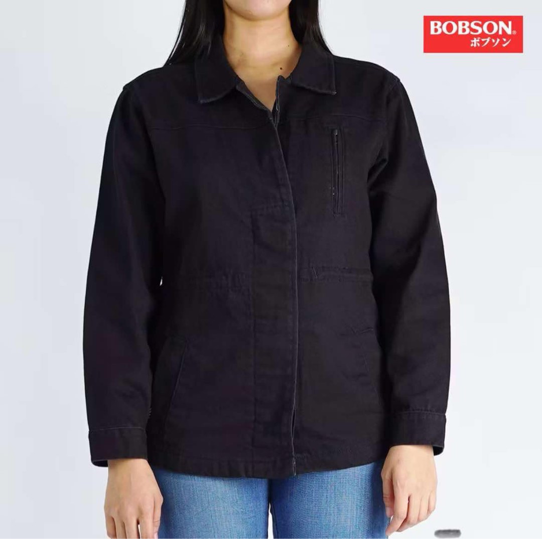 Bobson Japanese Basic Jacket 132798 (Black), Women's Fashion, Coats, Jackets and Outerwear on ...