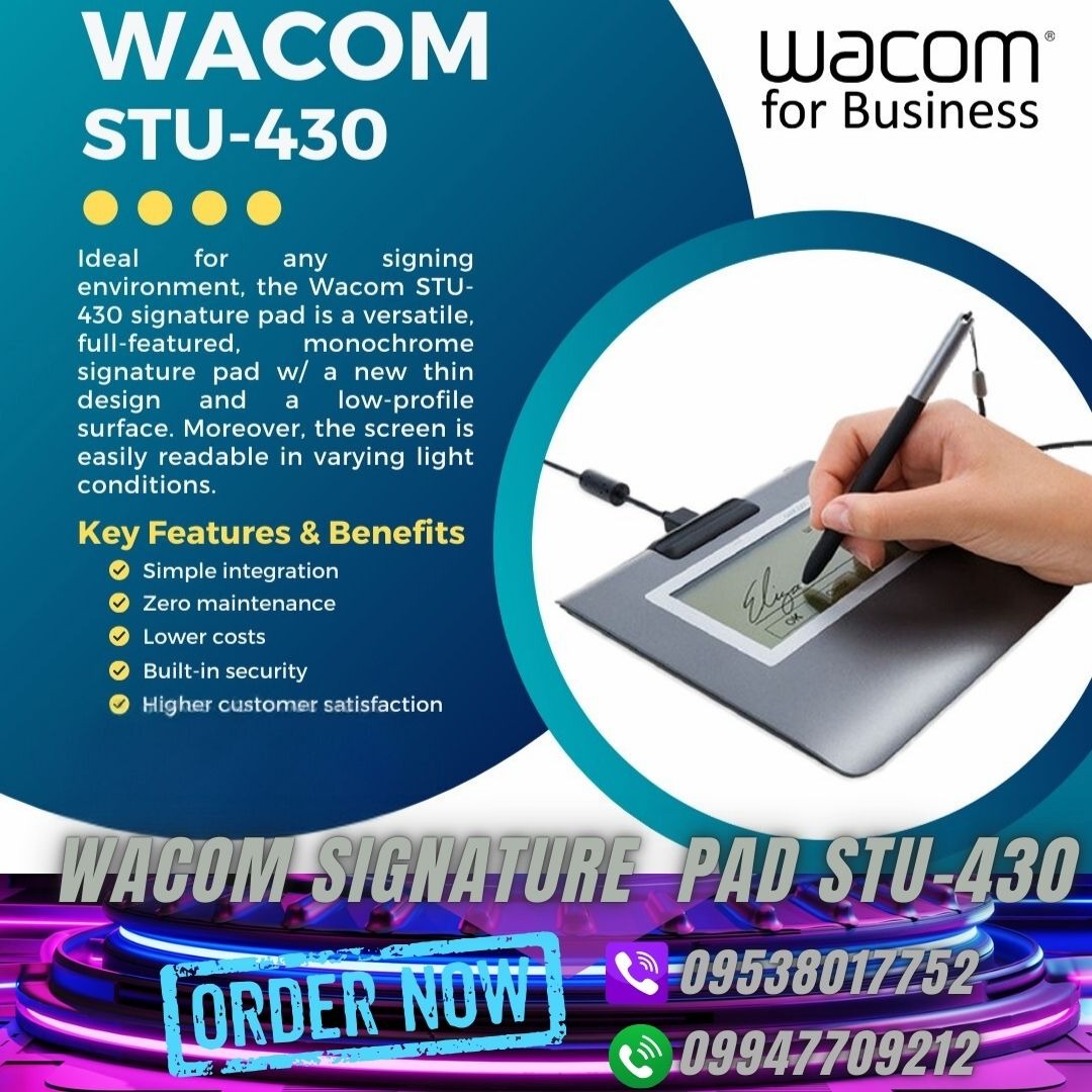 BRANDNEW SIGNATURE PAD WACOM BRAND, Computers & Tech, Printers ...