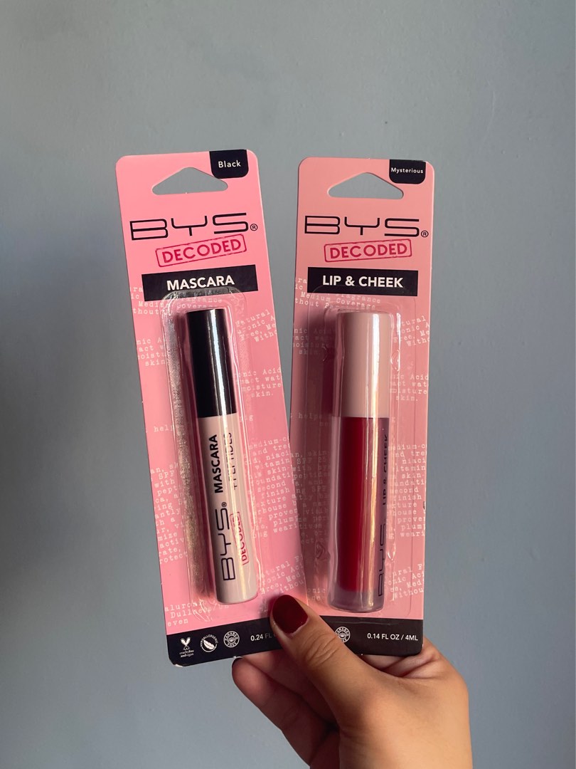 BYS Decoded Bundle - Lip & Cheek Tint and Mascara, Beauty & Personal ...