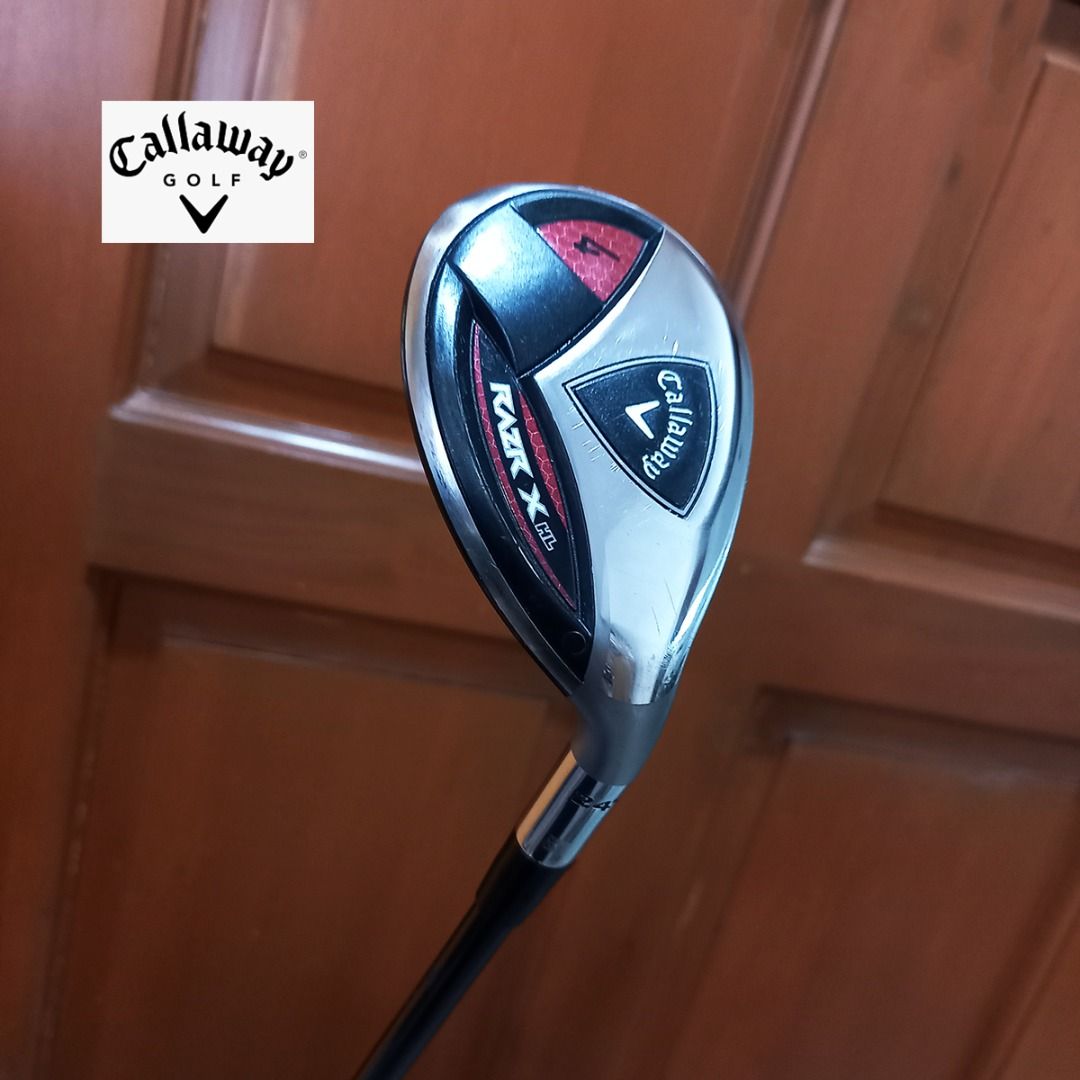 CALLAWAY Razr X HL 4 Hybrid with Head Cover, 24 degrees, Regular Flex ...