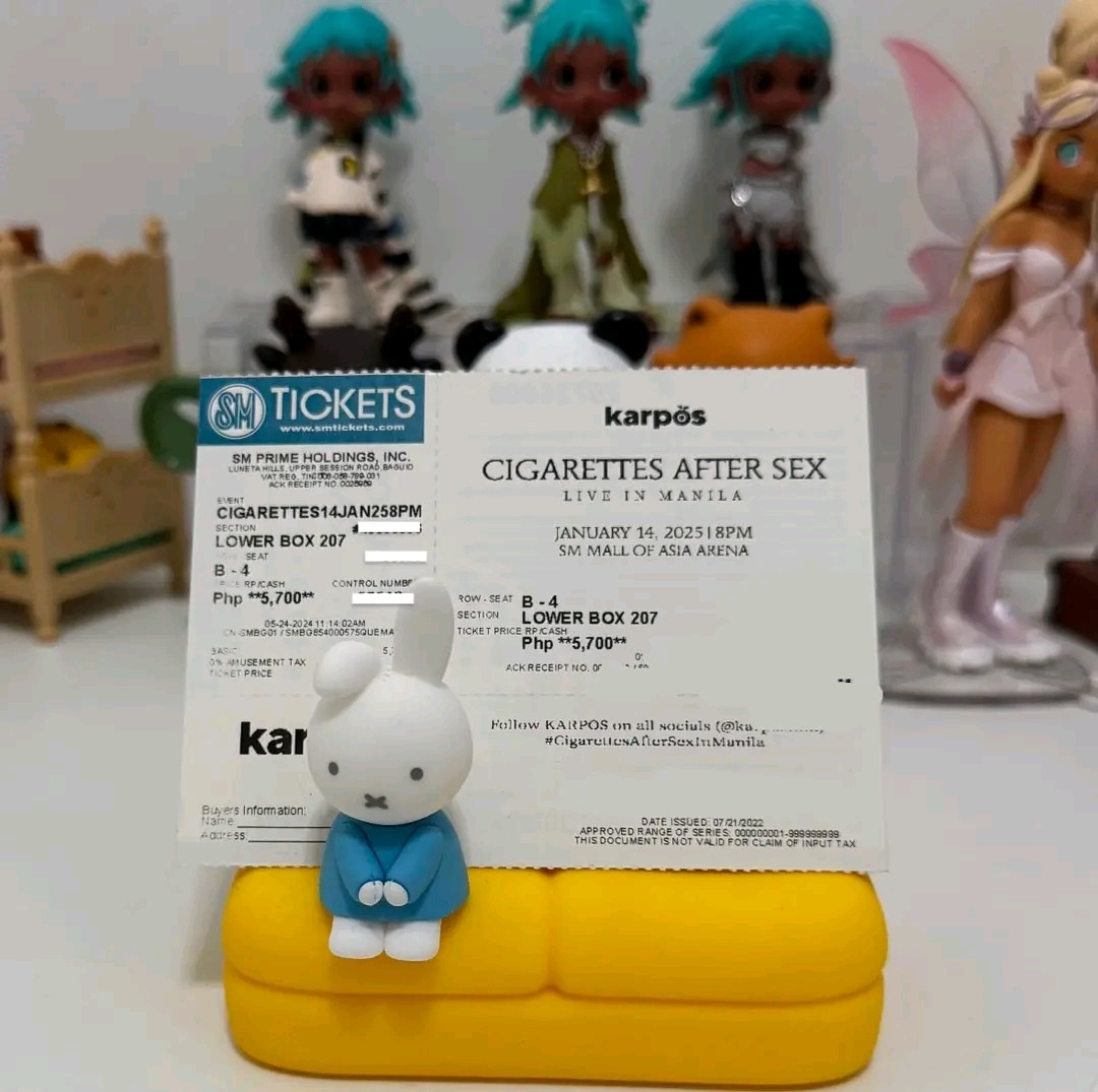 CAS Cigarette After S Concert Ticket, Tickets & Vouchers, Event Tickets ...