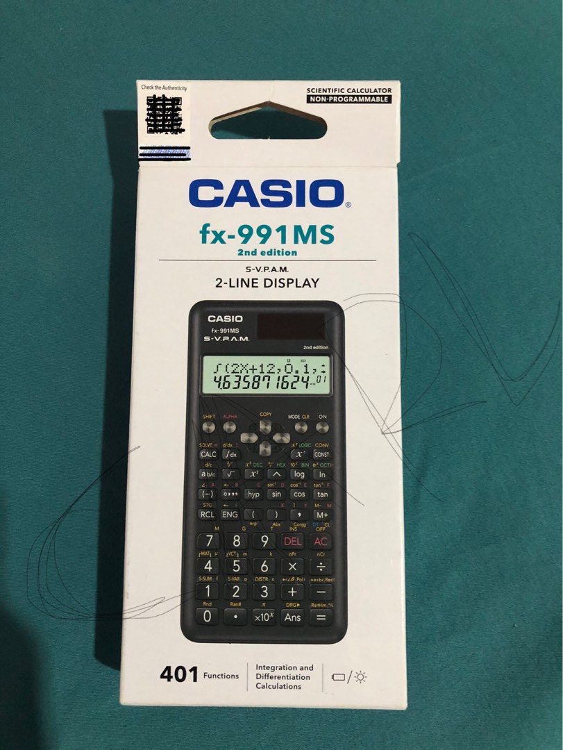 CASIO fx-991MS (2nd Edition) Scientific Calculator, Mobile Phones ...