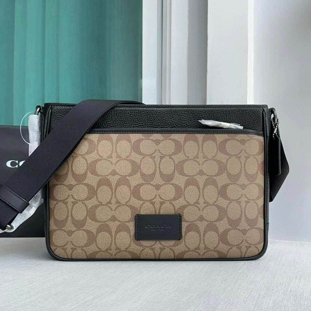 Coach CH078 District Crossbody Bag in Signature Coated Canvas with ...