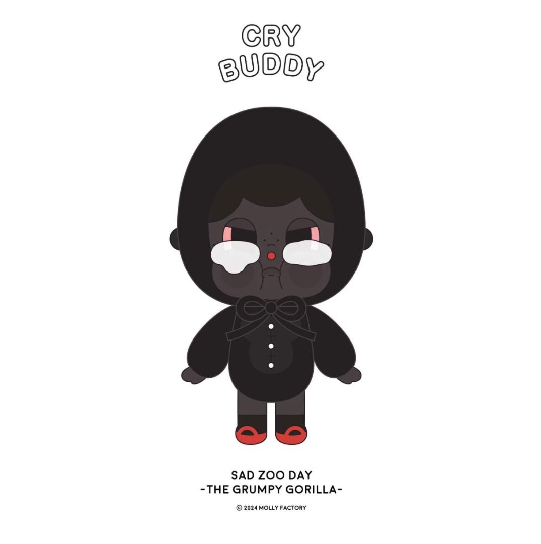 Crybaby / 限量384 Crybuddy " SAD ZOO DAY - THE GRUMPY GORILLA " 猩猩 動物園系列公 ...
