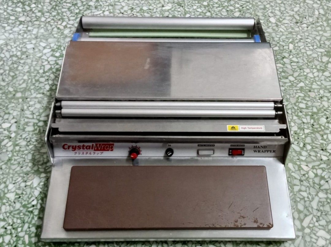 CRYSTAL WRAP Electric Food Wrapping/Food Packaging Machine / Hand ...