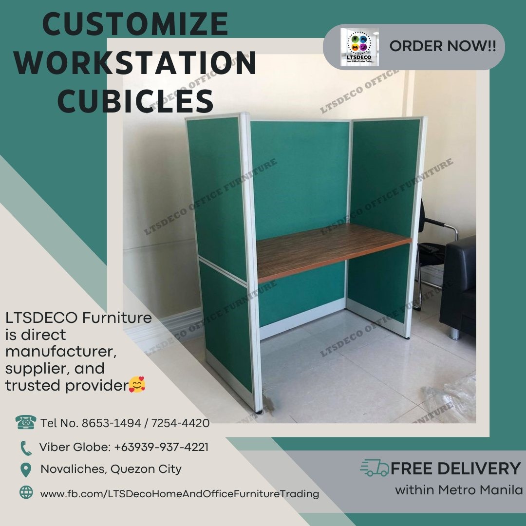 CUSTOMIZE WORKSTATION CUBICLES \ OFFICE PARTITION \ OFFICE FURNITURE ...