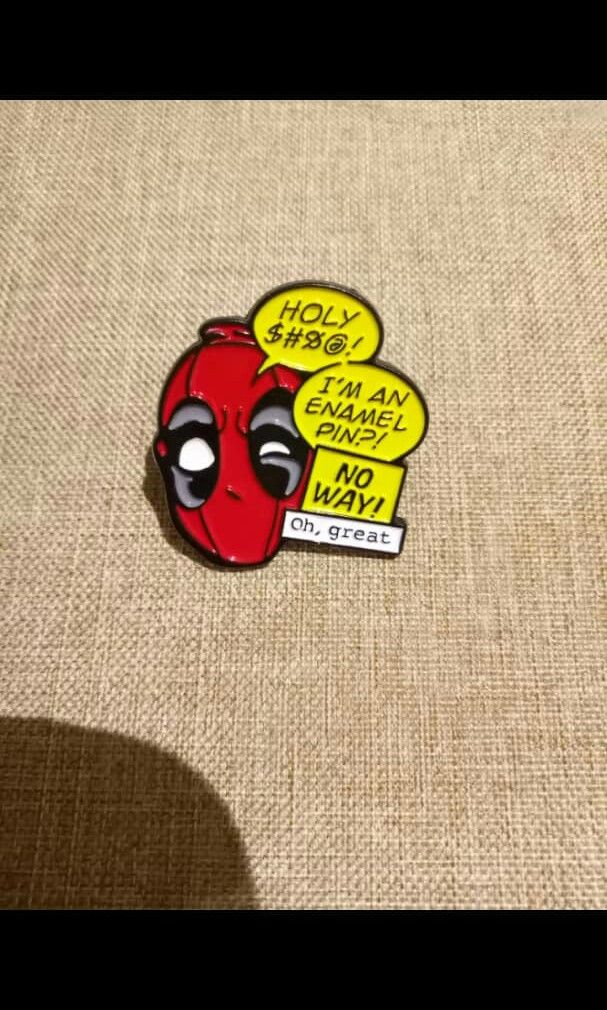 Deadpool Enamel Pin, Luxury, Accessories on Carousell