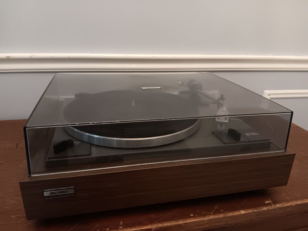 Denon SS-730 Turntable Vinyl LP Piring Hitam Record Player, Audio ...