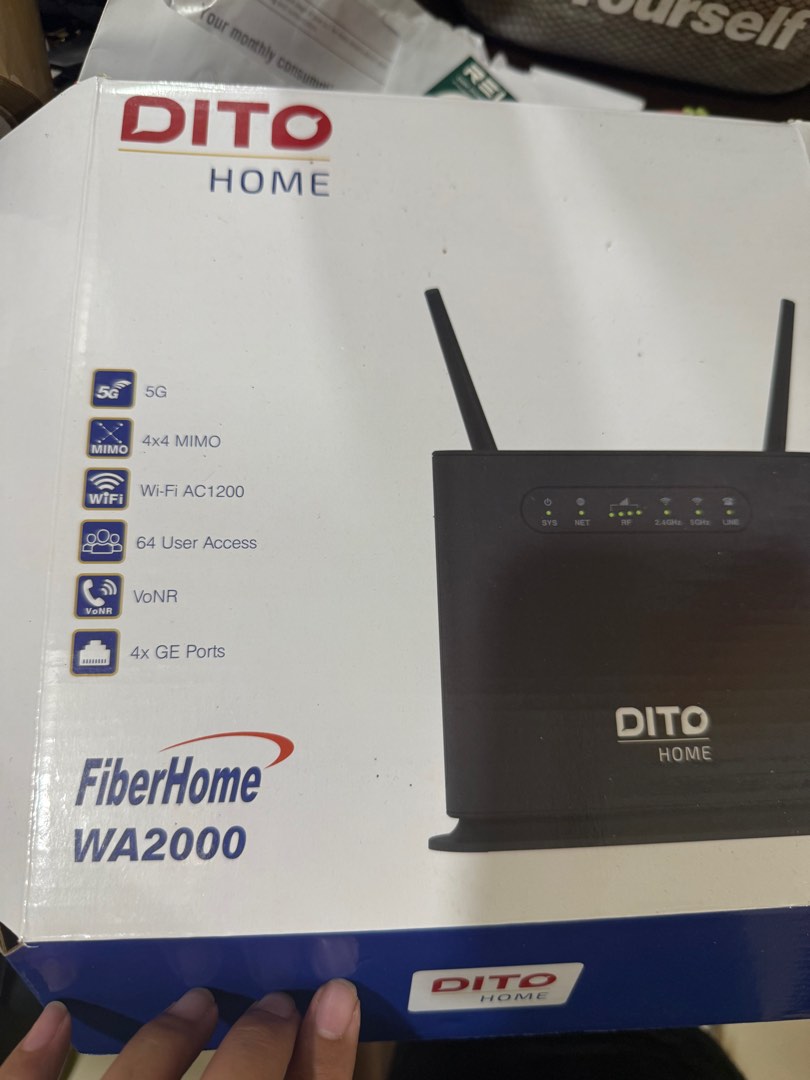 DITO prepaid 5G home wifi, Computers & Tech, Office & Business ...