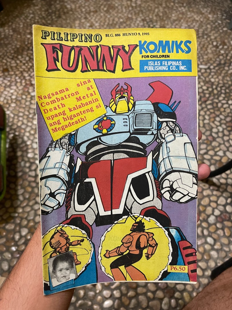 Funny Komiks Blg 886, Hunyo 09, 1995 - Combatron Cover, Hobbies & Toys ...