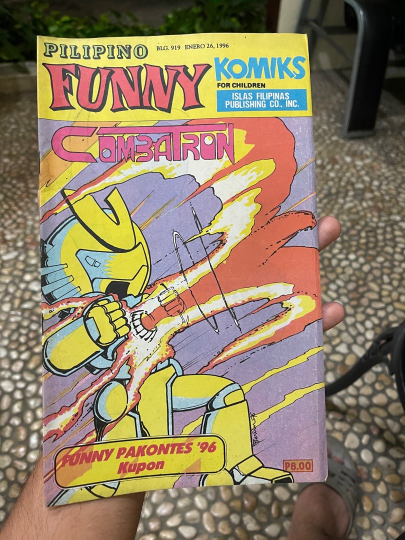 Funny Komiks Blg 919, Enero 26, 1996 - Combatron Cover, Hobbies & Toys ...