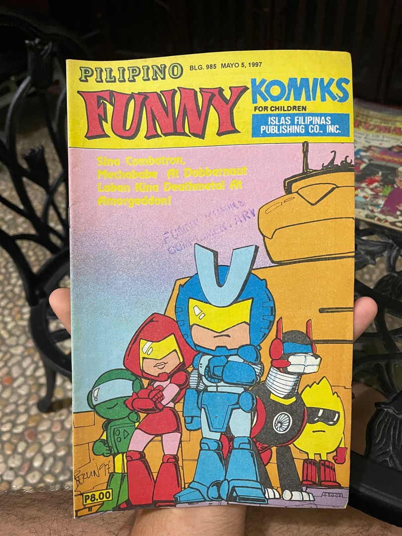Funny Komiks Blg 985, Mayo 5, 1997 - Combatron Cover, Hobbies & Toys ...