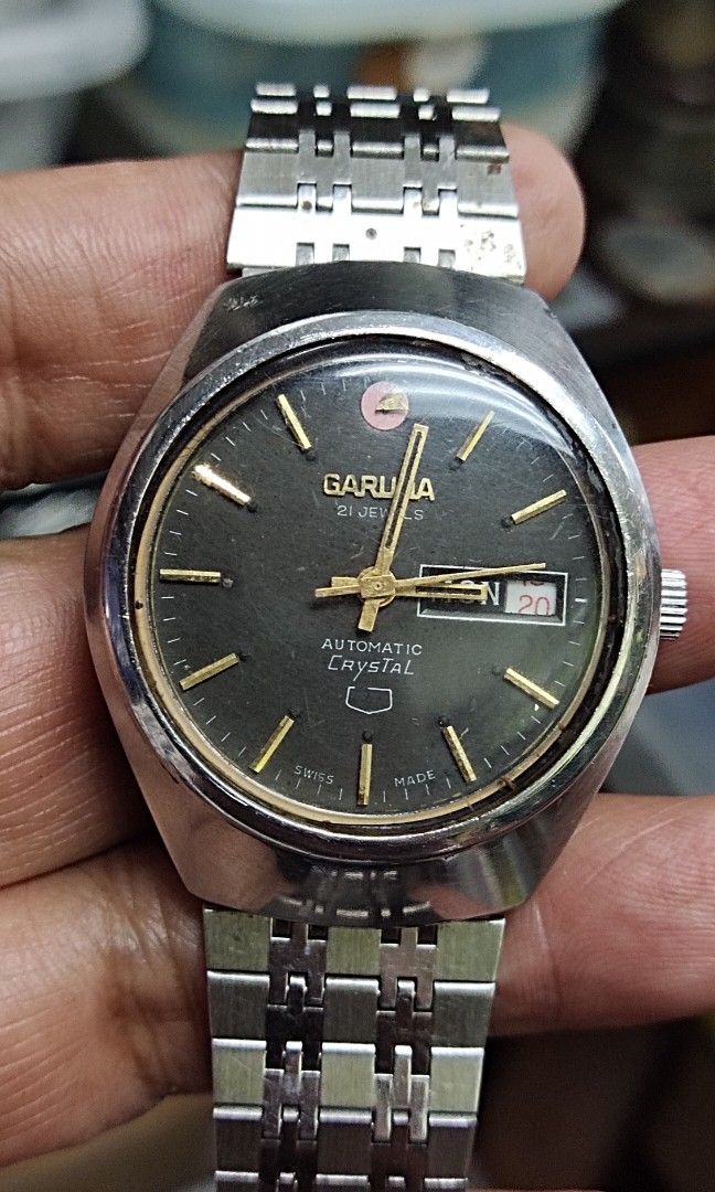 Garuda Swiss Vintage Auto, Men's Fashion, Watches & Accessories ...