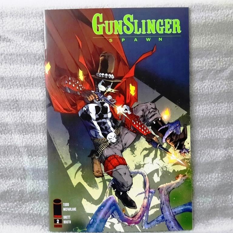Gunslinger Spawn #2 Brett Booth Variant (Image Comics) Todd McFarlane (Rare), Hobbies & Toys ...