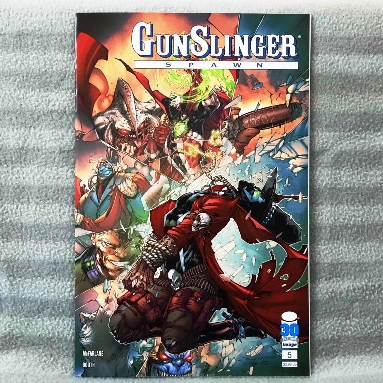 Gunslinger Spawn #5 (Image Comics) Todd McFarlane, Brett Booth (Rare), Hobbies & Toys, Books ...