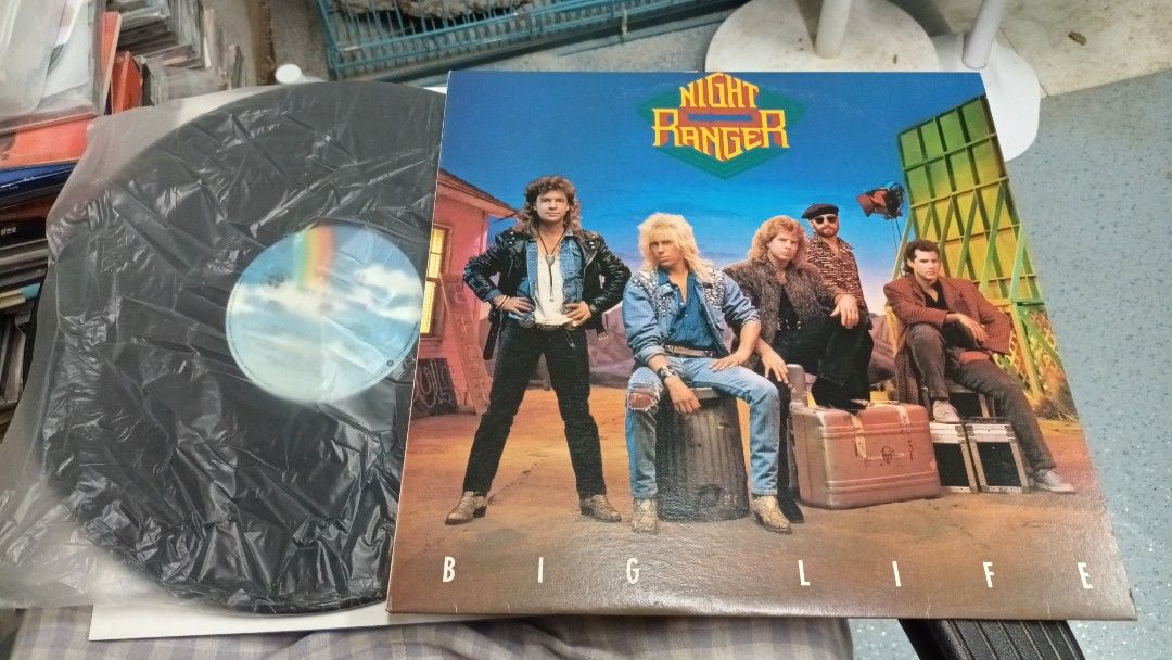 HARD ROCK名盤 Night Ranger – Big Life 舊版 黑膠 LP, 興趣及遊戲, 音樂、樂器 & 配件, 音樂與媒體 ...