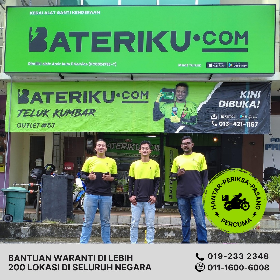 Harga Rahmah! Kedai Bateri Kereta Berdekatan di Selangor Bateriku ...