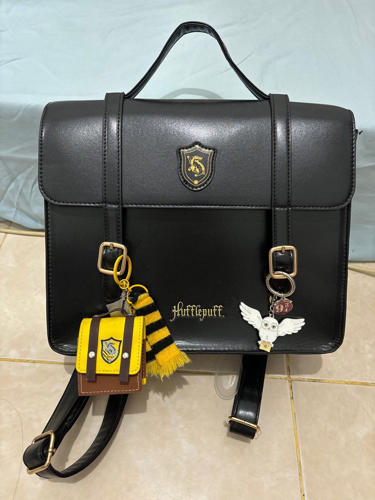 [RARE ITEM] - Harry Potter x Miniso Hufflepuff Ransel Backpack, Barang ...