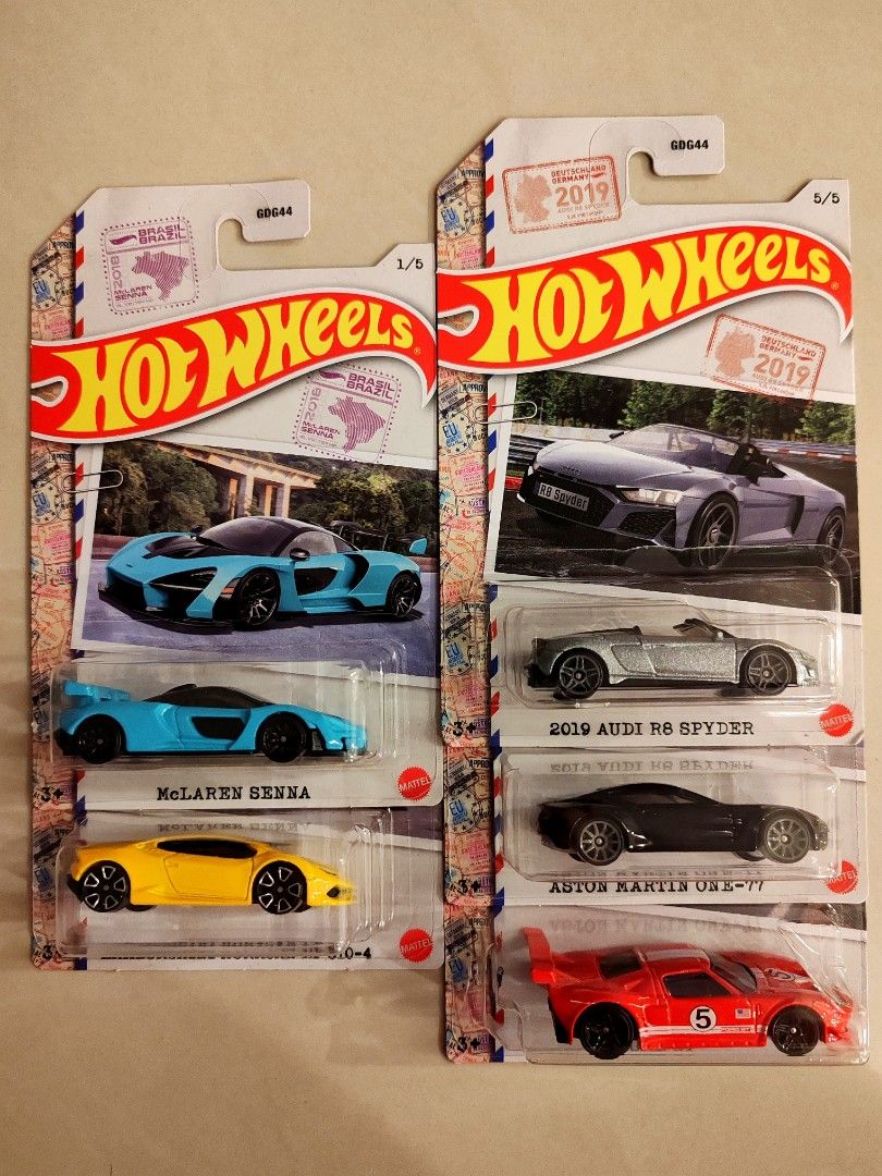 Hot Wheels - World Class Racers [Mclaren Senna, Lamborghini Huracan ...