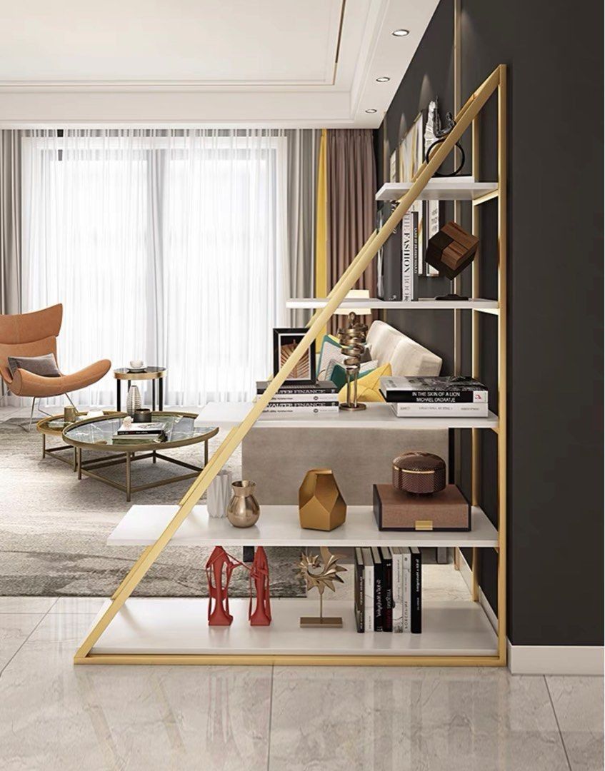 IAMES Modern Triangle Display Shelf, Furniture & Home Living, Furniture ...