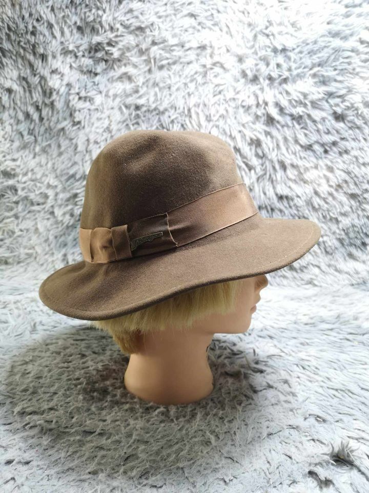 Indiana Jones Large Grande Bucket Hat 100% Wool Suede Material Made in ...
