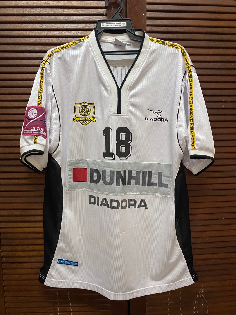 Jersi Perak Diadora Away Matchworn LGCup AseanClubChampionship 2003 ...
