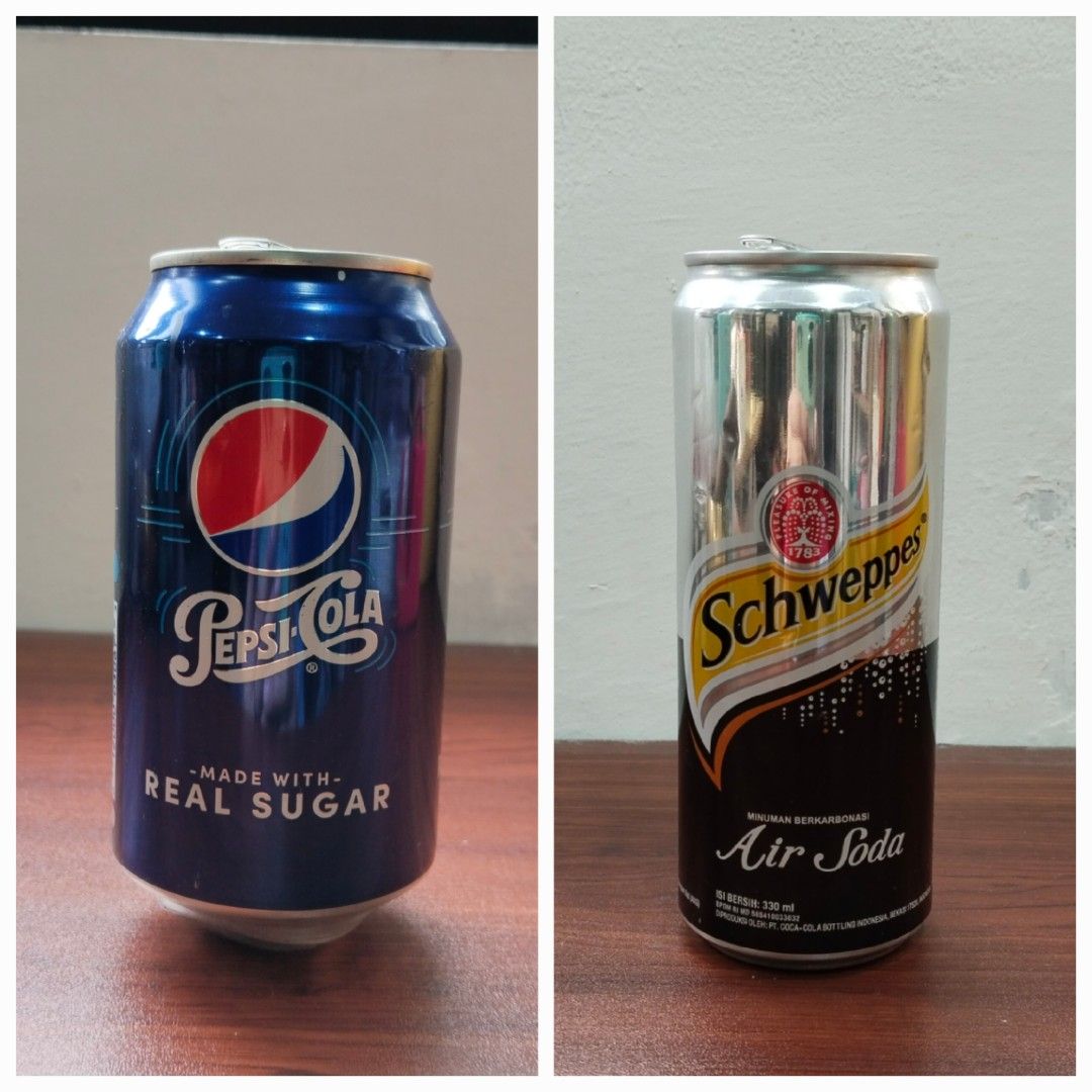 KALENG KOSONG MINUMAN BEER JUS SODA UNTUK DISPLAY KERAJINAN PRAKARYA ...