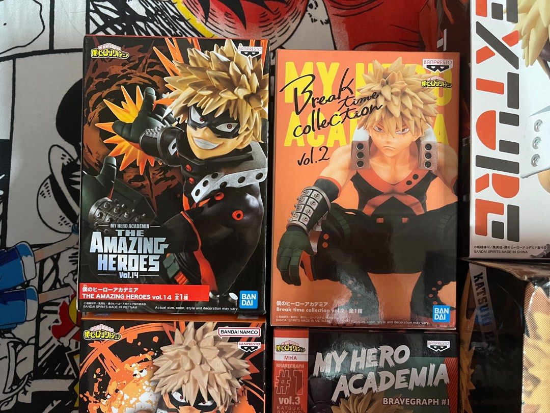 Katsuki Bakugo My Hero Academia MHA BNHA Bandai Texture Breaktime ...