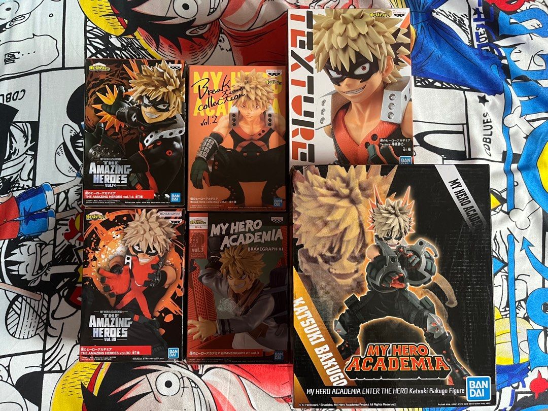Katsuki Bakugo My Hero Academia MHA BNHA Bandai Texture Breaktime ...