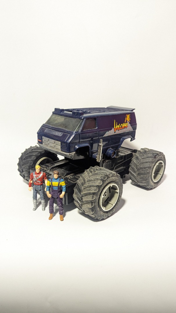 Kenner M.A.S.K. VOLCANO GMC Van with action figures American 1985 TV ...