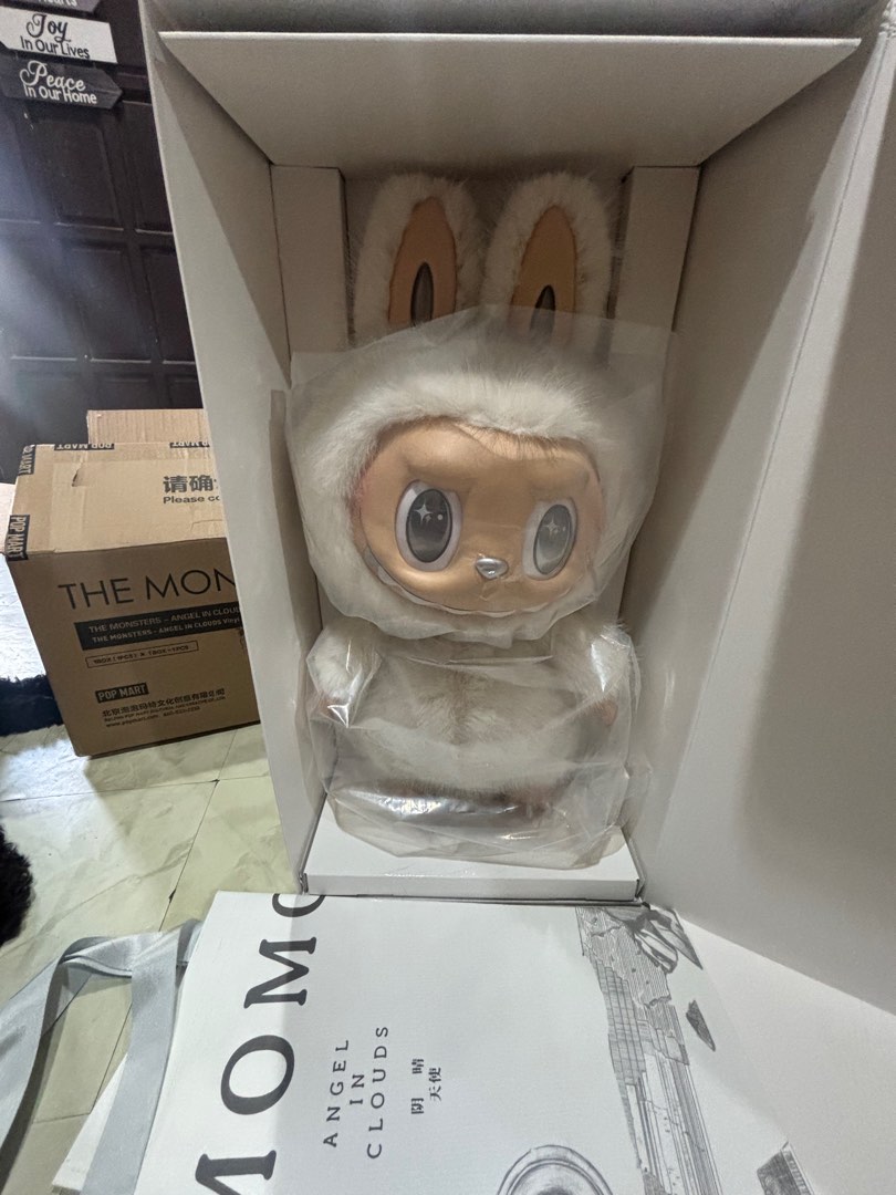 Labubu Angel in Clouds, Hobbies & Toys, Toys & Games on Carousell