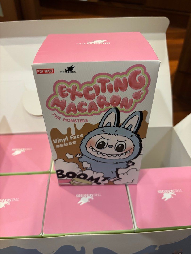 Original authentic Labubu exciting macaron Pop mart CNY angpao, Hobbies ...