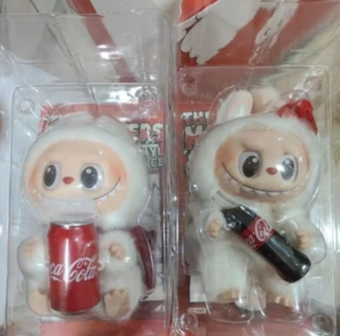Labubu V3 Coca Cola Plush Happy Factor Surprise Shake Ready Stock ...