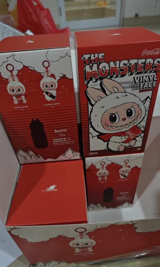 Labubu V3 Coca Cola Plush Happy Factor Surprise Shake Ready Stock ...