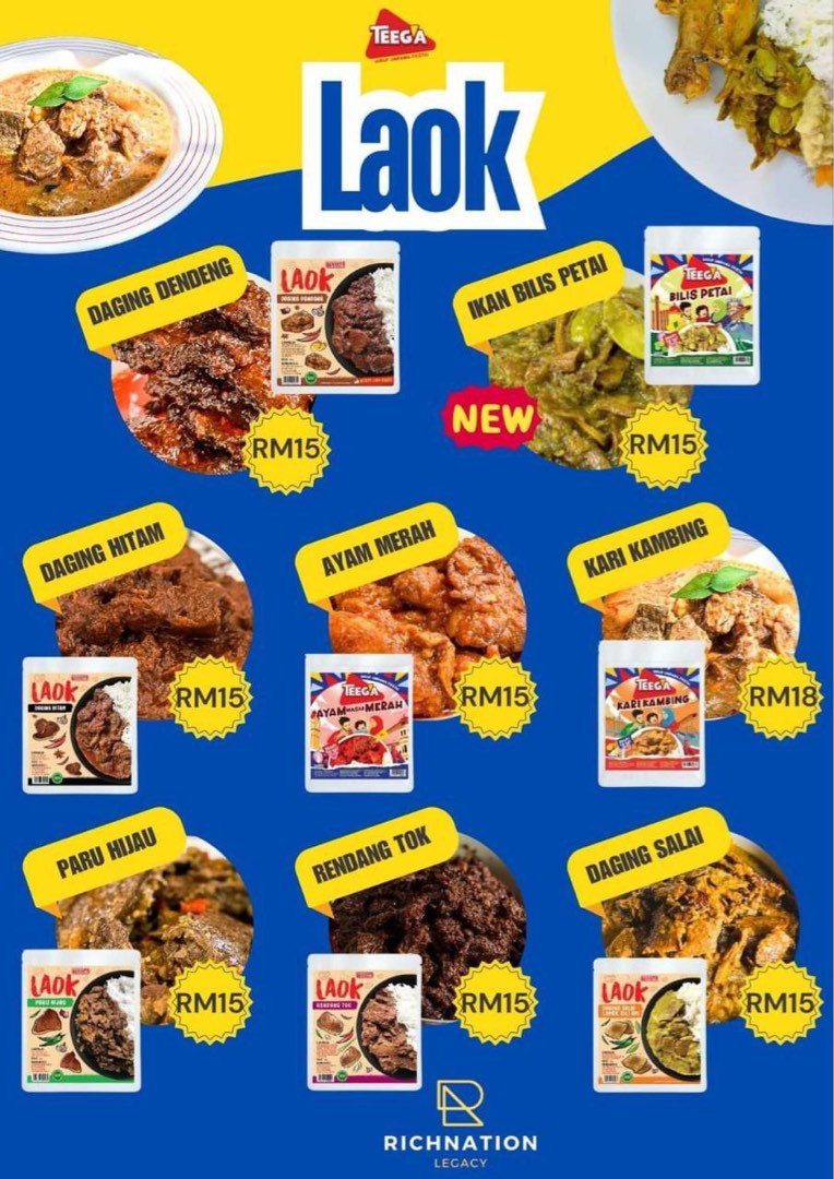 Lauk instant teega, Food & Drinks, Packaged & Instant Food on Carousell