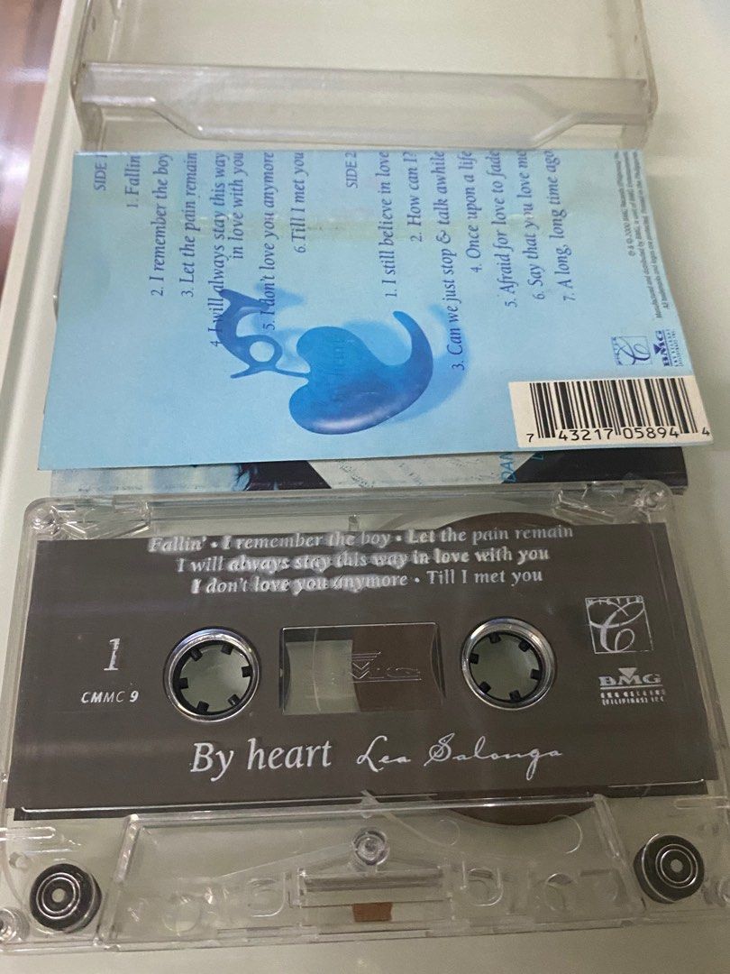 Lea Salonga - By Heart - Opm Original Philippines Pinoy Pop Music Album Cassette Tape - Preloved ...