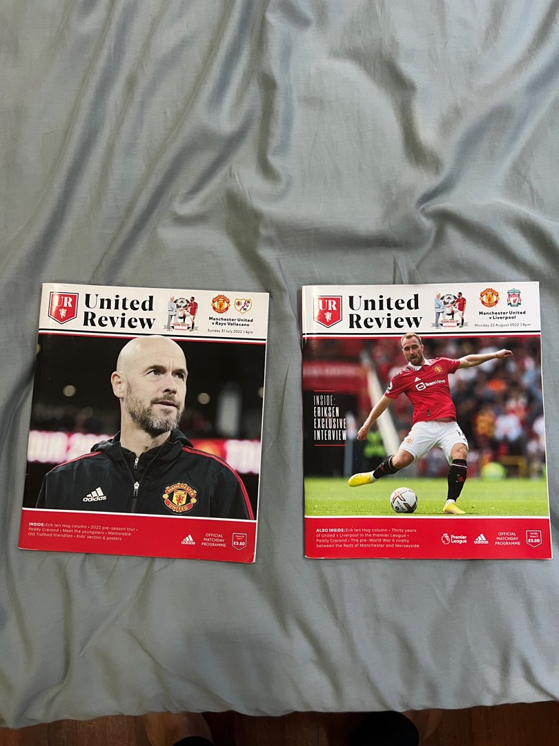 Manchester United Review Magazine, Hobbies & Toys, Collectibles ...
