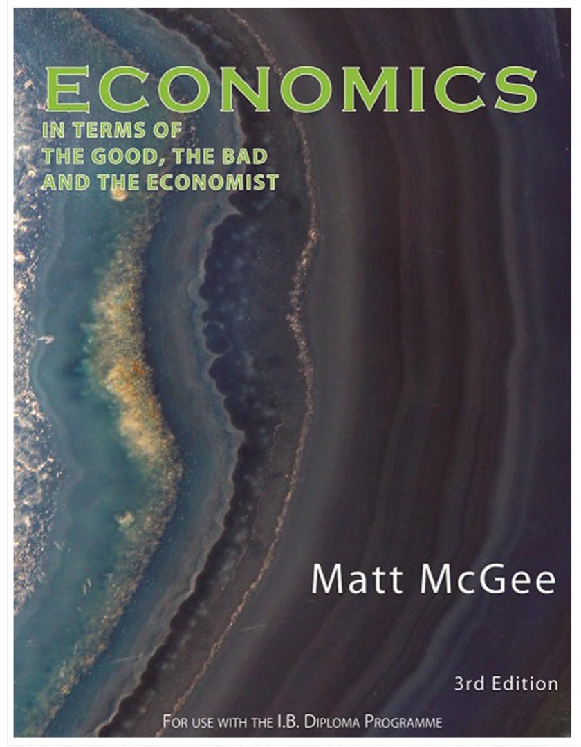 Matt McGee Economics - In Terms of the Good, the Bad and the Economist ...