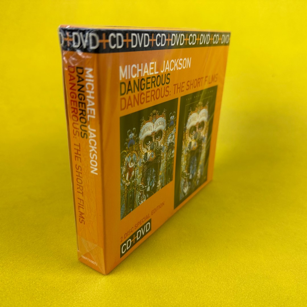 Michael Jackson Dangerous & Dangerous The Short Films CD + DVD 2008 Box ...