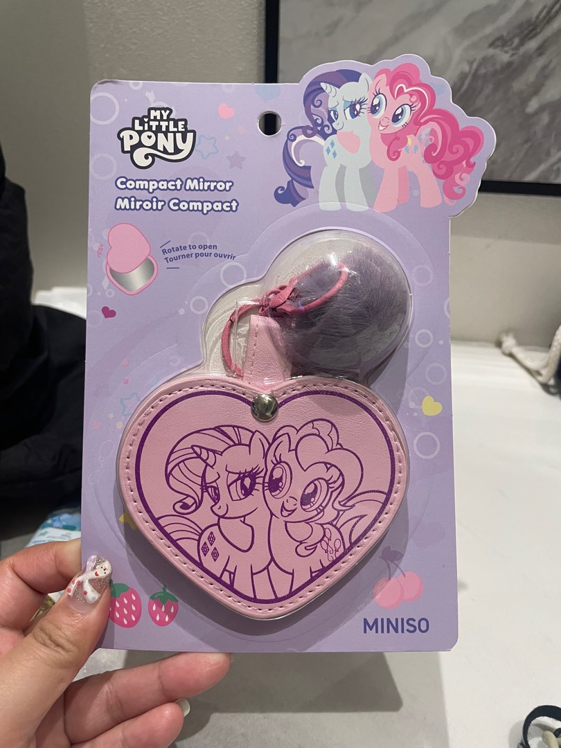 Miniso Little Pony Mirror, Desain & Kerajinan Tangan, Lainnya di Carousell